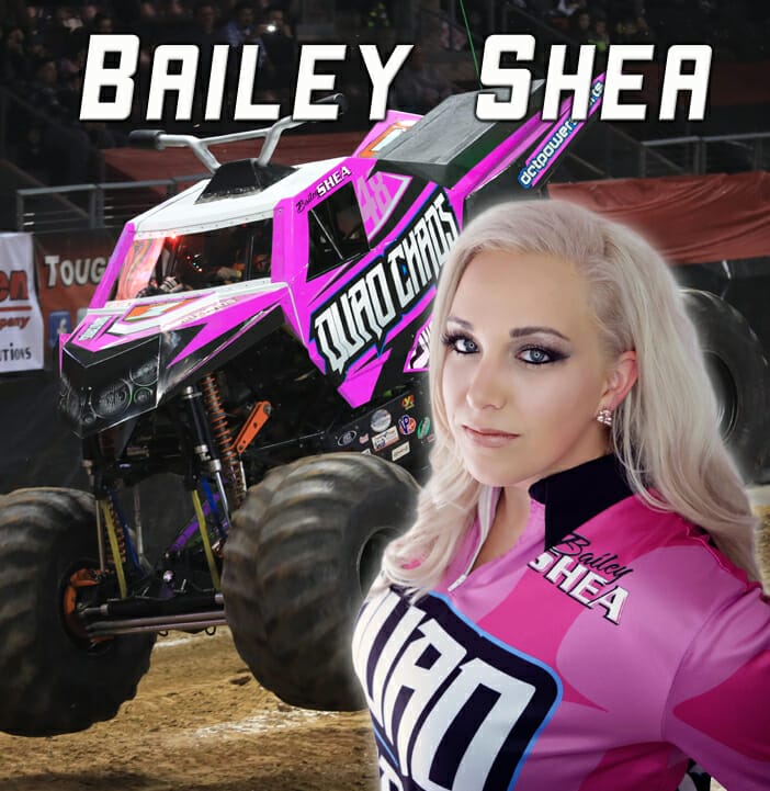 Bailey Shea to drive Quad Chaos in 2020! - Toughest Monster Trucks